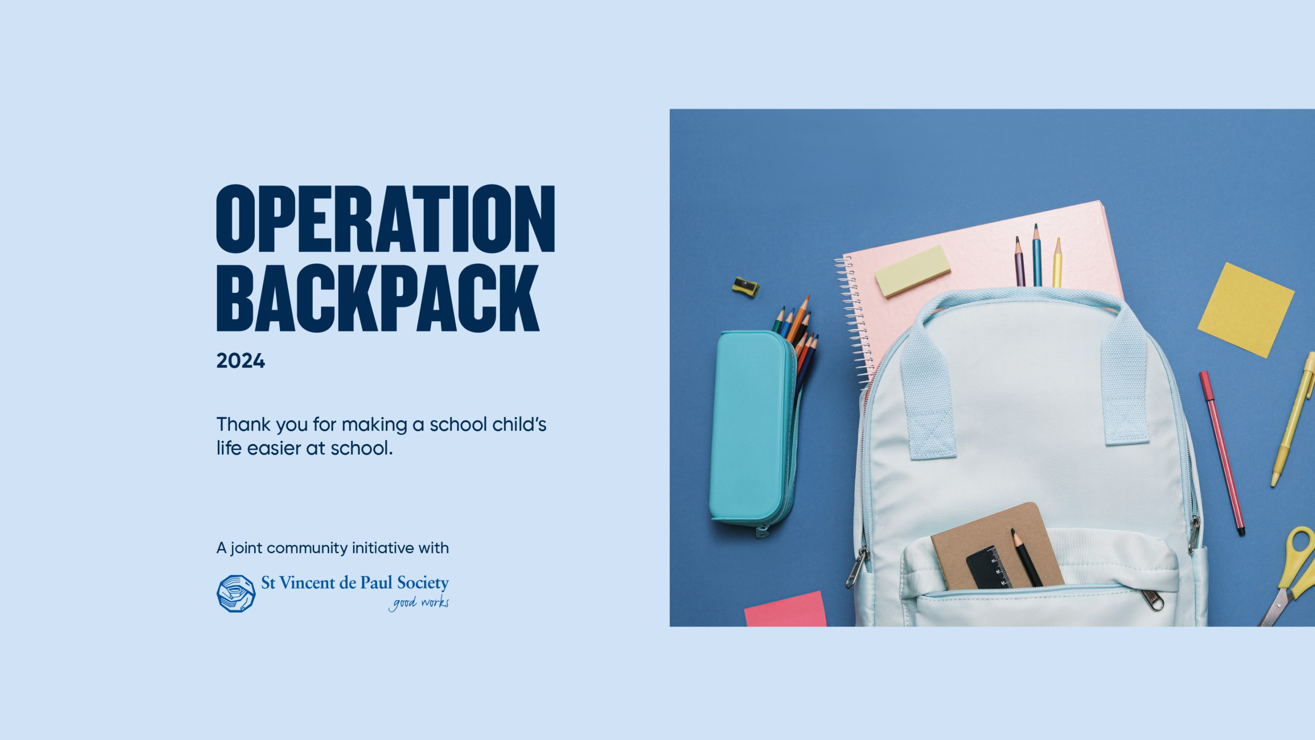Operation Backpack - Wagga Wagga Marketplace